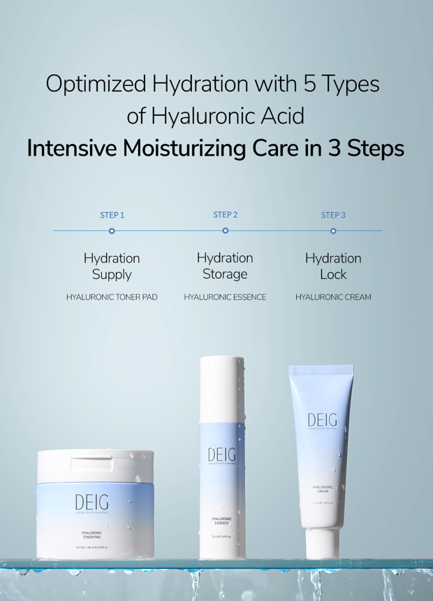 DEIG HYALURONIC TRIO SET – kbeautyonuae