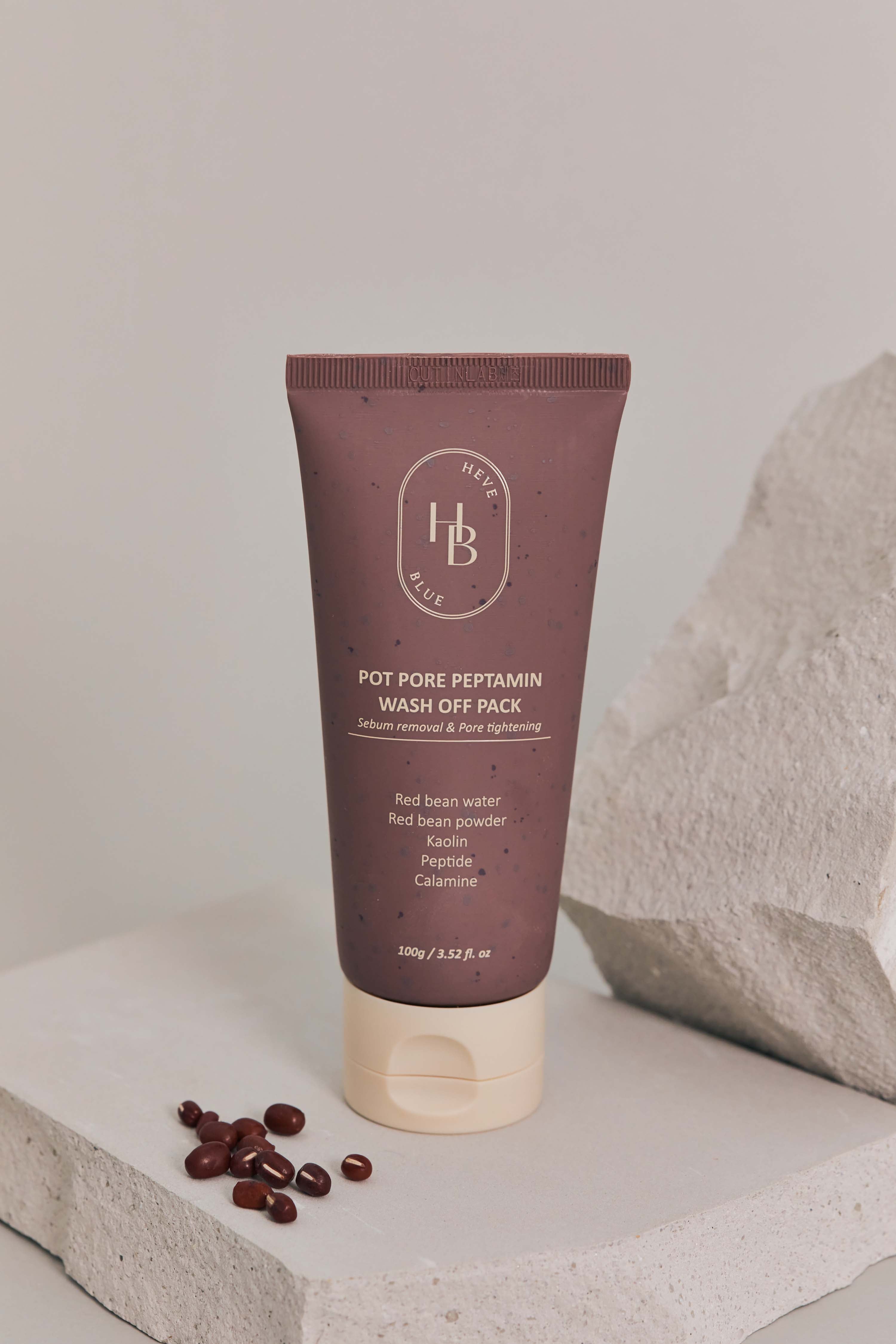 HEVEBLUE Pot Pore Peptamin Wash Off Pack – kbeautyonuae